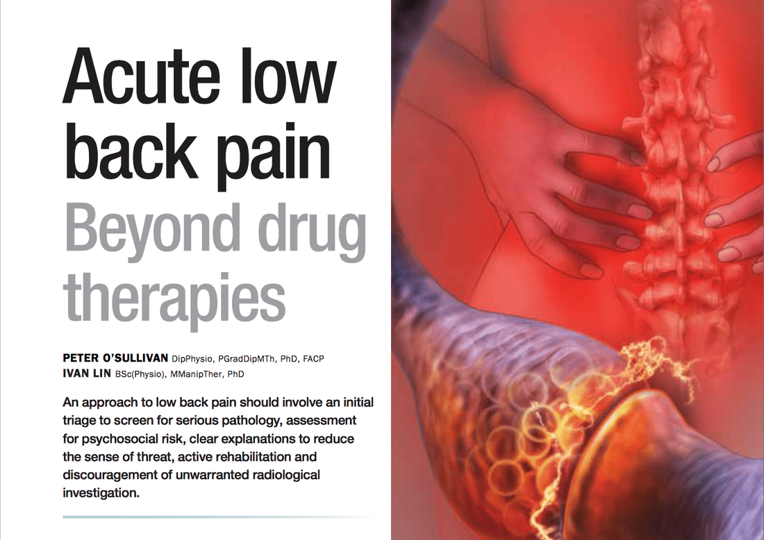 Treat Acute Lower Back Pain